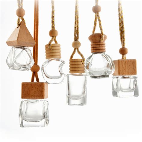 5ml 8ml 10ml Hanging Car Air Freshener Car Diffuser Bottles Fragrance Aromatherapy Ornament