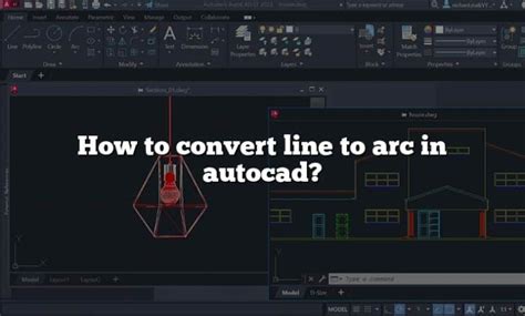 How To Convert Line To Arc In Autocad