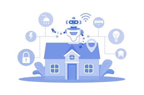 Premium Vector Smart Home Devices Employ Ai For Automation