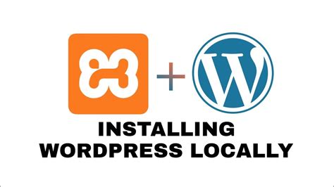How To Installing Wordpress Locally Youtube