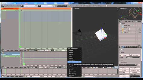 Blender Animation Actions And Nla Editor Youtube