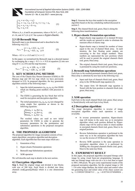 New Chaotic Substation And Permutation Method For Image Encryption Pdf