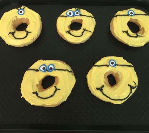 Minion Donuts Minion Cake Minions Pastry