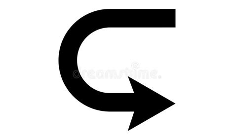 Undo Button Icon Vector Illustration Design Stock Vector Illustration Of Pointer Direction