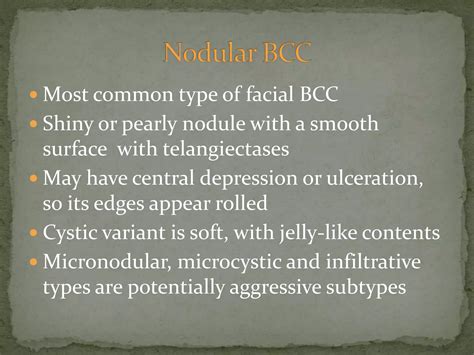 Basal Cell Carcinoma Pptx