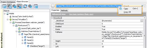 Addressing Objects In Hybrid Mobile Applications Legacy Testcomplete Documentation