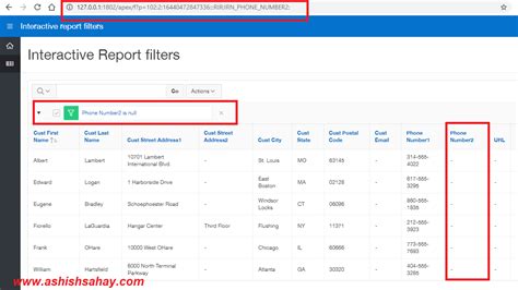 Interactive Report Auto Filter Via Url Oracle Apex Part 1 Ontoor Blogs