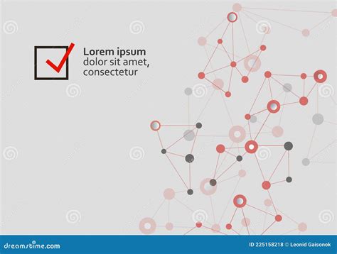 Connection Molecule Background Vector Shape Abstract Science Backdrop