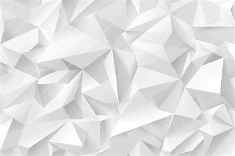 Premium Photo Abstract Geometric Background In White Color With Triangular Shapes