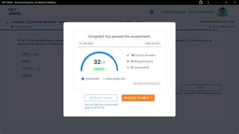 completed linearregression quiz with nxtwave rathan chowdary