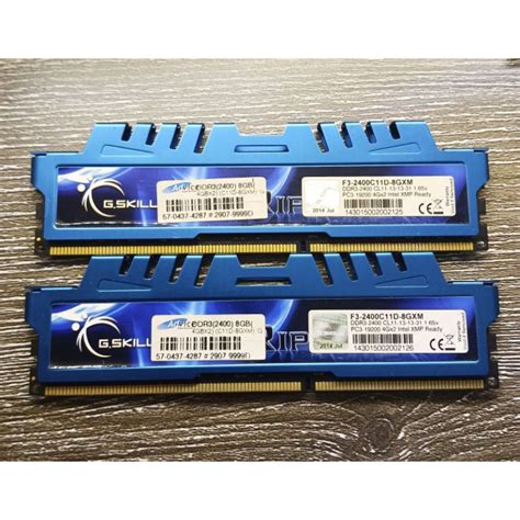 Ram Pc 8gb 4x2 Ddr3 2400 G Skill Ripjaws X Shopee Thailand