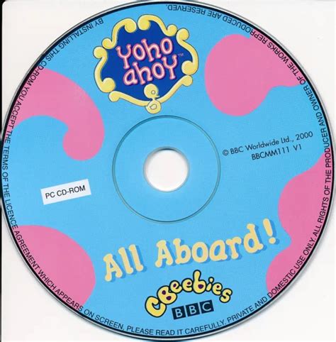 Cbeebies Yoho Ahoy Alle An Bord Bbc Pc Cd Rom Disc In Der Hülle Eur 3 46 Picclick De