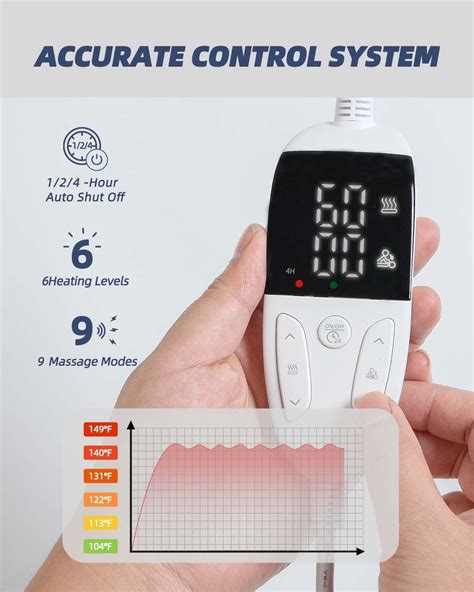 Buy Napei Heating Padheating Pads With Massagerweighted Heating Pad