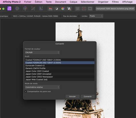 Change RGB To CMYK Desktop Questions MacOS And Windows Affinity Forum