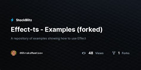 Effect Ts Examples Forked Stackblitz