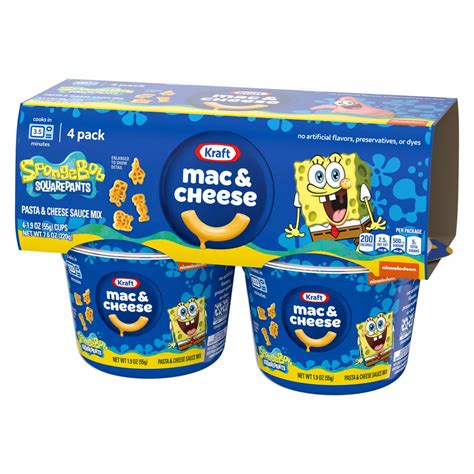 Kraft Spongebob Squarepants Macaroni And Cheese Dinner Shop Pantry Meals At H E B