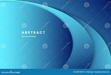 Blue Gradient Background Dynamic Wavy Light And Shadow Liquid Abstract Background With Overlap