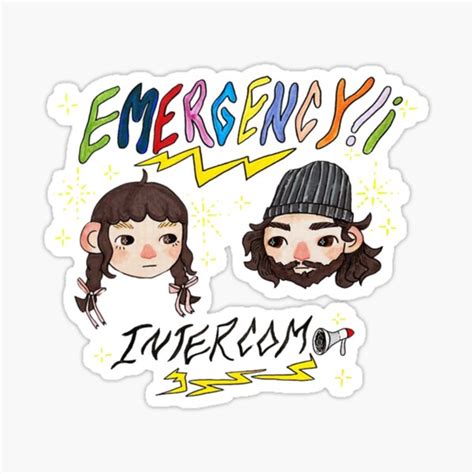 Emergency Intercom Sticker For Sale By Mekhiwuckert Redbubble