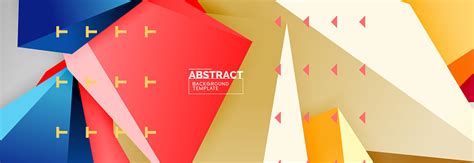 밝은 다채로운 삼각형 폴 리 3d 컴포지션 추상적인 기하학적 배경 최소한의 디자인 다각형 미래 포스터 템플릿 0명에 대한 스톡 벡터 아트 및 기타 이미지 Istock