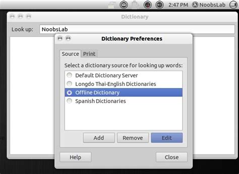 Howto Install Dictionary In Ubuntu Linux Mint And Setup For Offline Use NoobsLab Eye On