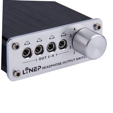 4 Input 4 Output Headphone 3 5mm MP3 Audio Signal Switcher Digital Multi CH GH EBay