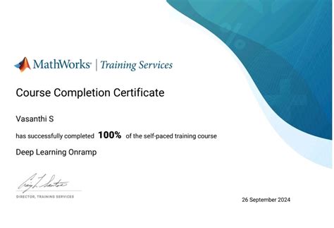 Vasanthi S On Linkedin Deeplearning Mathworks Ai Skilldevelopment