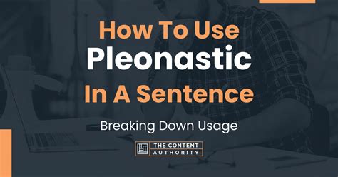 How To Use Pleonastic In A Sentence Breaking Down Usage