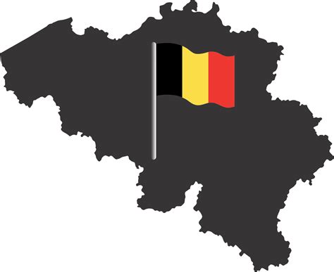 Belgium Flag Pin Map Location 23427172 Png