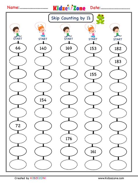 Grade Math Skip Counting Printable Skip Counting By Practice