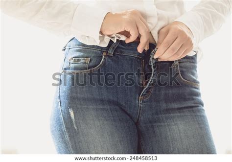 Closeup Photo Sexy Woman Unbuttoning Her Stock Photo Shutterstock