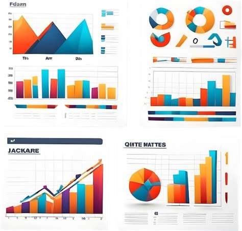 Premium Ai Image Chart Illustration Collection Infographic Vector Set Data Visualization