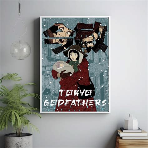 Tokyo Godfathers Movie Poster Film Fan Collectibles Vintage Movie Post