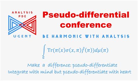 pseudo differential operators ghent analysis and pde center