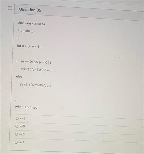 Solved Question 34 This Is The Scanf Function