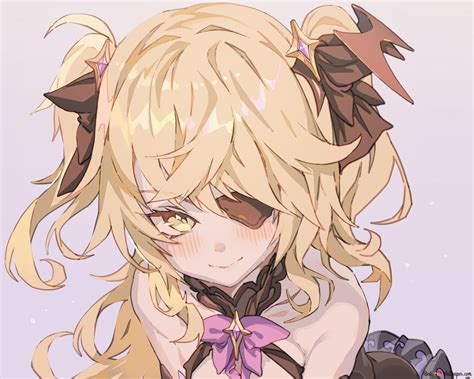 Beautiful Hot Anime Girl Fischl Genshin Impact K Wallpaper Download