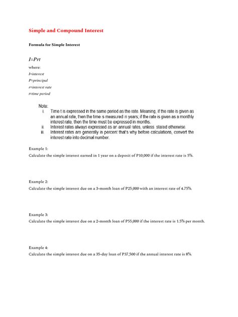 Mmw Reviewer Pdf Standard Deviation Interest
