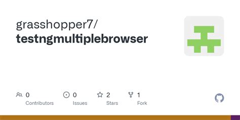 Github Grasshopper7testngmultiplebrowser · Github