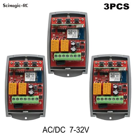1 3 5 10db Tuya Smart Home 2 Csatornás Wifi Vevő Kapcsoló Ac Dc 7 32v