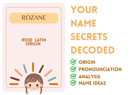 Rozane Christian Girl Name Meaning And Pronunciation
