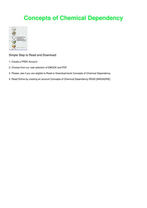 ppt pdf read concepts of chemical dependency powerpoint presentation
