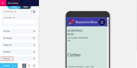Responsive Menu