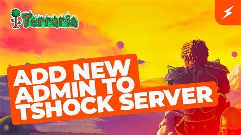 How To Add A New Admin User On Your TShock Terraria Server