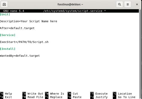 how to run a script on boot up in debian 11 foss linux