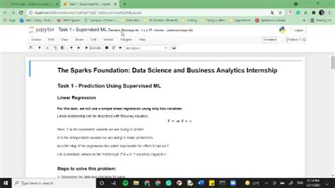 Pallavi Punj On Linkedin 1sttask Datascience Internship Thesparkfoundation Gripnov21 Python