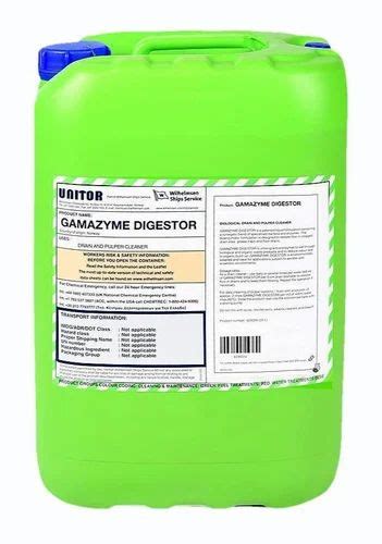 Marine Chemicals Unitor Gamazyme Btc Is A Unique Biological Toilet