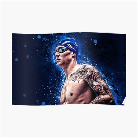 Art Caeleb Dressel Poster For Sale By S4dut Redbubble