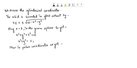 Solved Point Write A Triple Integral Including Limits Of Integration