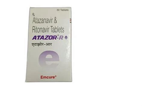 Atazor R Tablet Atazanavir Ritonavir Emcure 30 Tablets At Rs 3324 Bottle In Nagpur