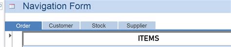 Database How To Open A Navigation Form To A Specific Tab In Ms Access
