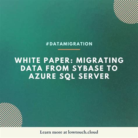 how to migrate from sybase ase to azure sql cloudcontrol posted on